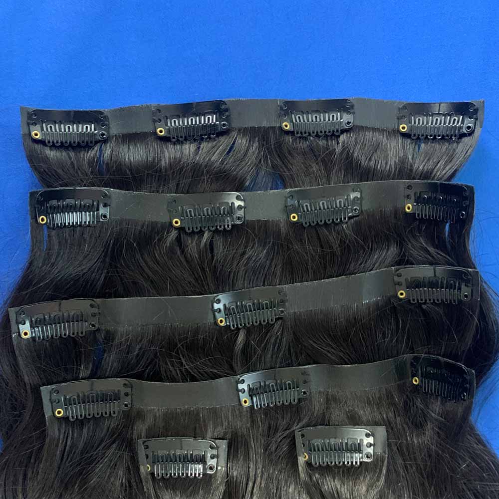 Body Wave Seamless PU Clip in Hair Extension – Best Hair